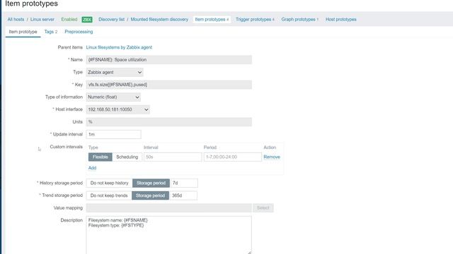 Zabbix basic concepts - Low-level discovery and prototypes