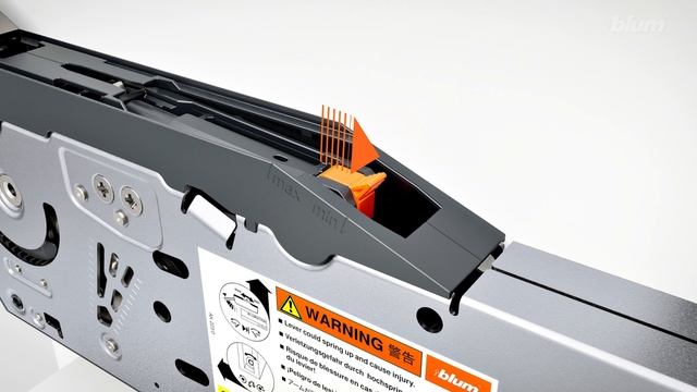 AVENTOS HF top – регулировка BLUMOTION