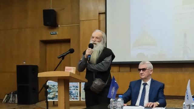 Шатов А.И. на презентации книги «Колокола сии сооружали мастера ЗИЛа и иные трудники», фрагмент 3