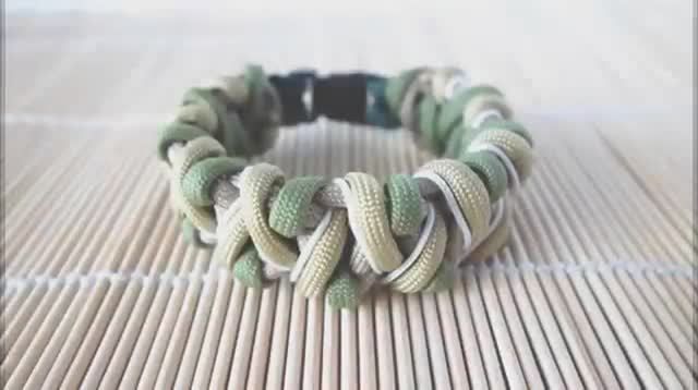 How to Make the Solomon s Fire Groot Themed Paracord Bracelet Tutorial_270p_360p