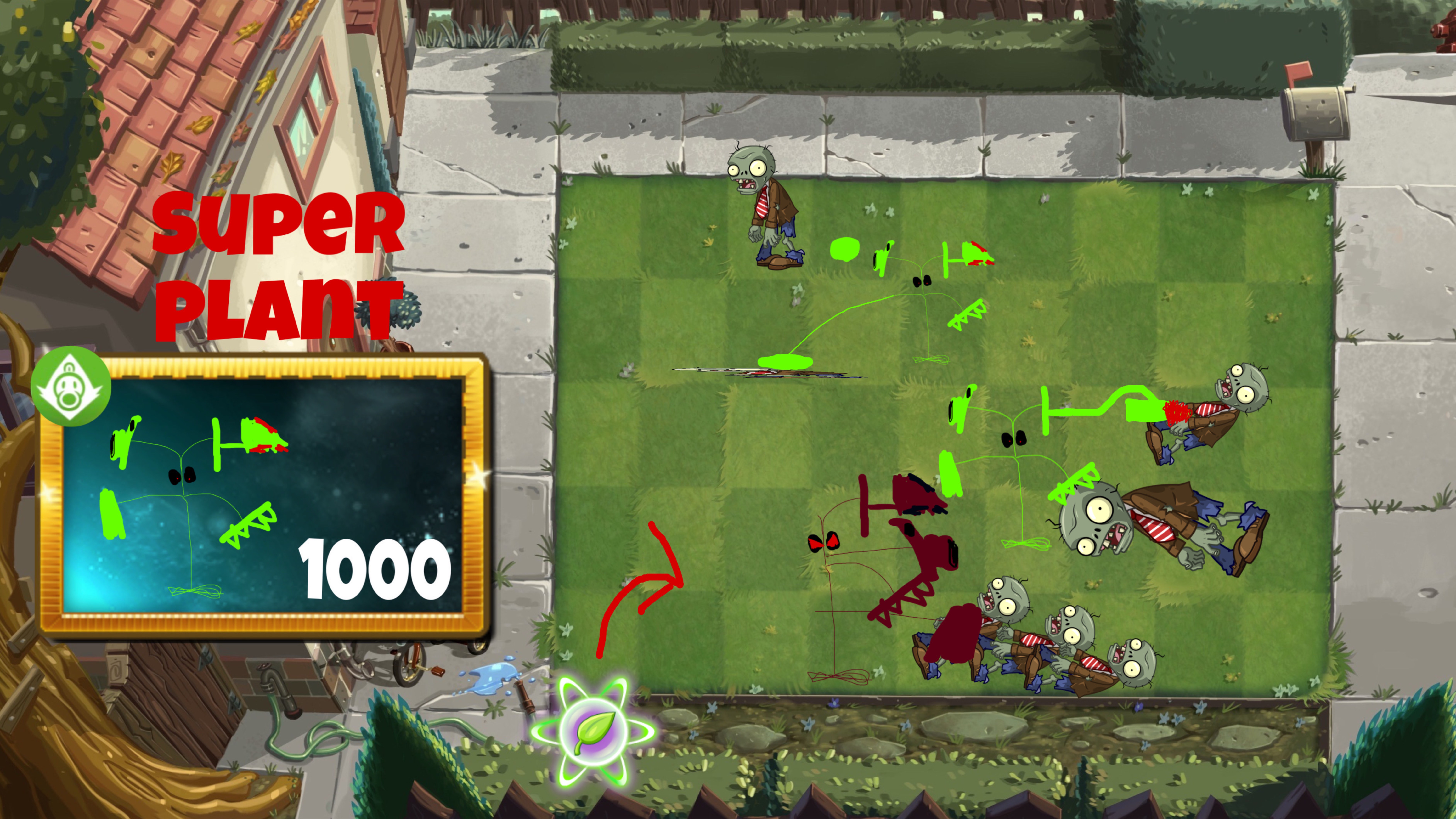Секретное супер растения в plants vs zombies