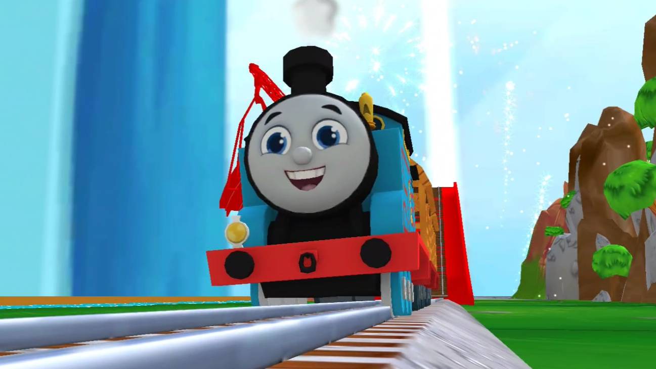 Паровозик Томас работает на острове Содор | Мультик Гонки для детей