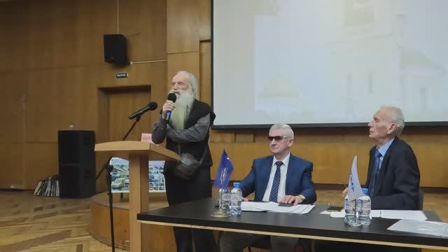 Шатов А.И. на презентации книги «Колокола сии сооружали мастера ЗИЛа и иные трудники», фрагмент 2