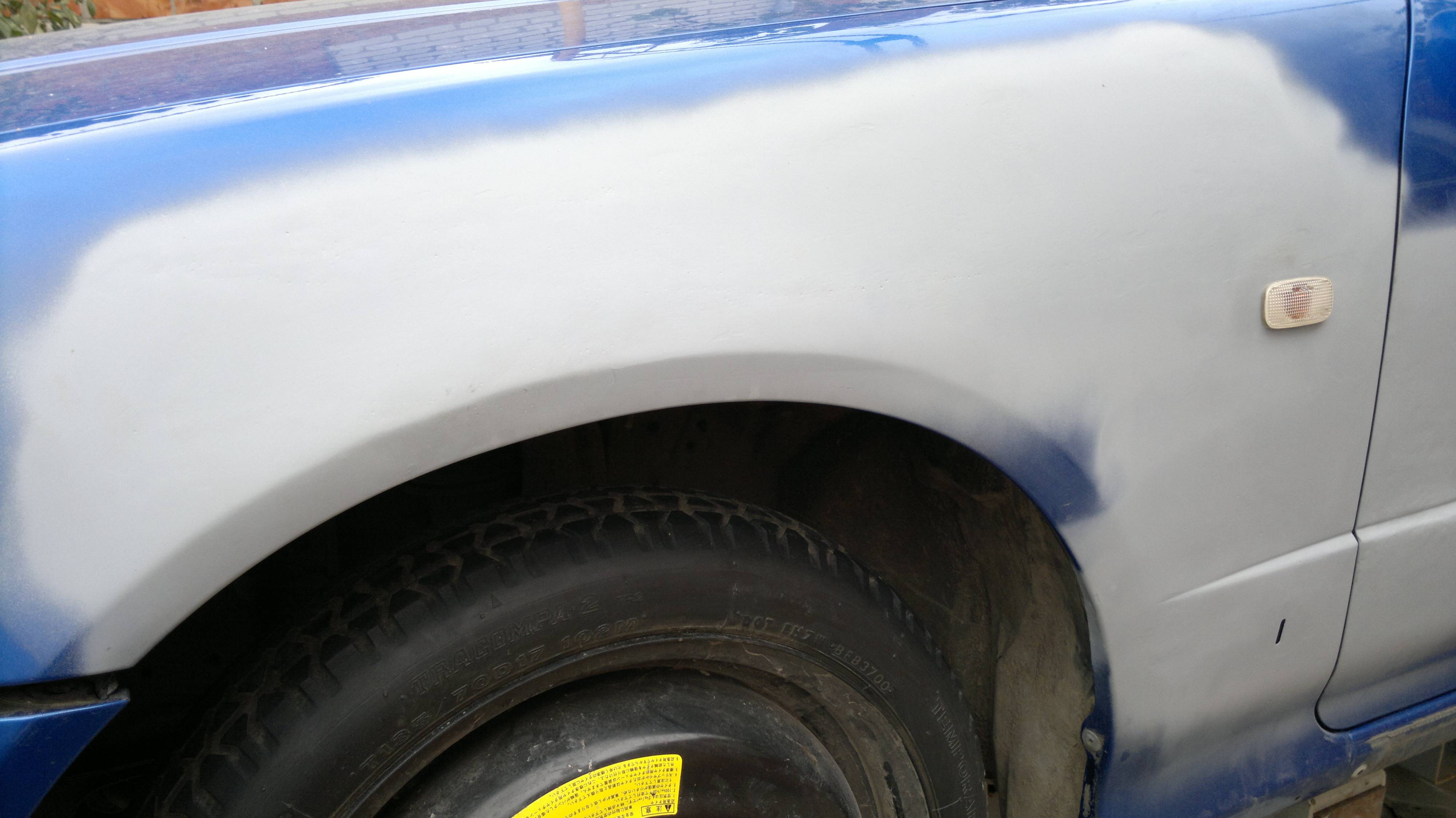 Кузовной ремонт Skyline R34 coupe. #8/10 Рихтовка переднего крыла