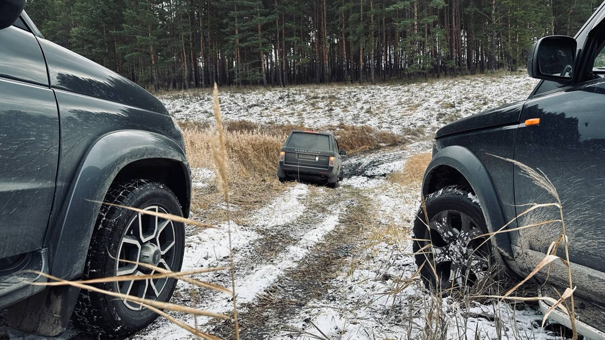 4.11.2024 - Легкий маршрут. Land Rover Discovery 3 / UAZ Patriot / Land Rover Range Rover Vogue