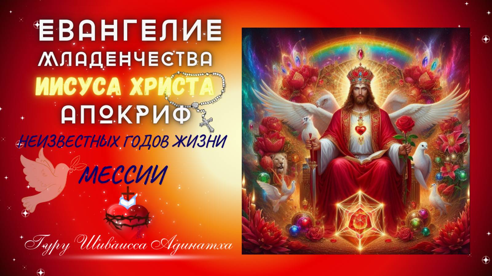 ЕВАНГЕЛИЕ МЛАДЕНЧЕСТВА ИИСУСА ХРИСТА - АПОКРИФ НЕИЗВЕСТНЫХ ГОДОВ ЖИЗНИ МЕССИИ Гуру Шиваисса Адинатха
