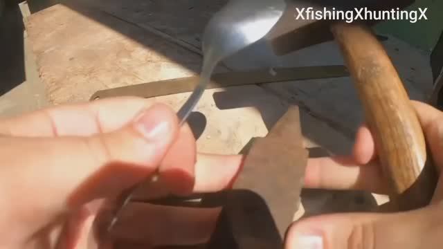 Охота. Изготовление наконечника для стрелы