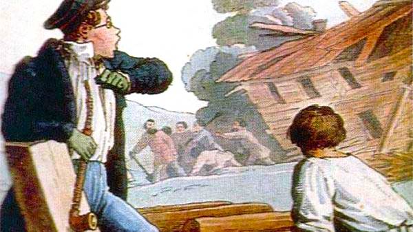 И. А.  Крылов: "Механик", "Пожар и алмаз", "Пустынник и медведь".