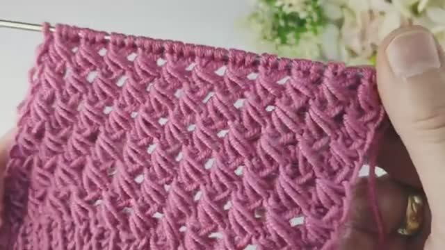 Узор спицами для джемпера женского красивый простой