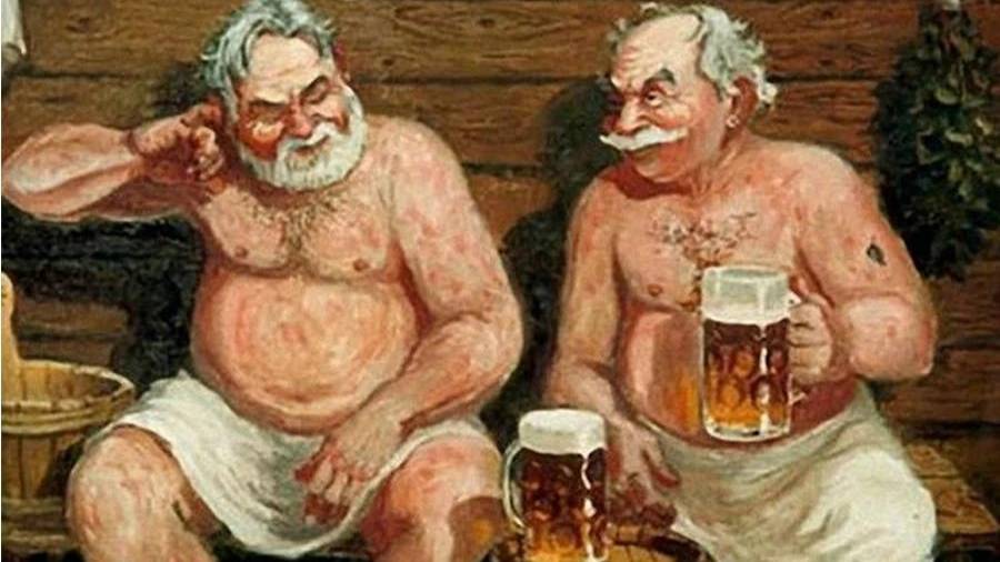 Баня на сваях