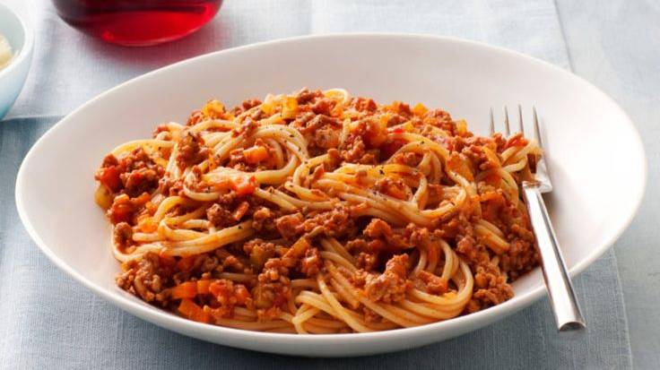 ОДНА СКОВОРОДКА! никаких нарезок!макароны с мясом и овощами.