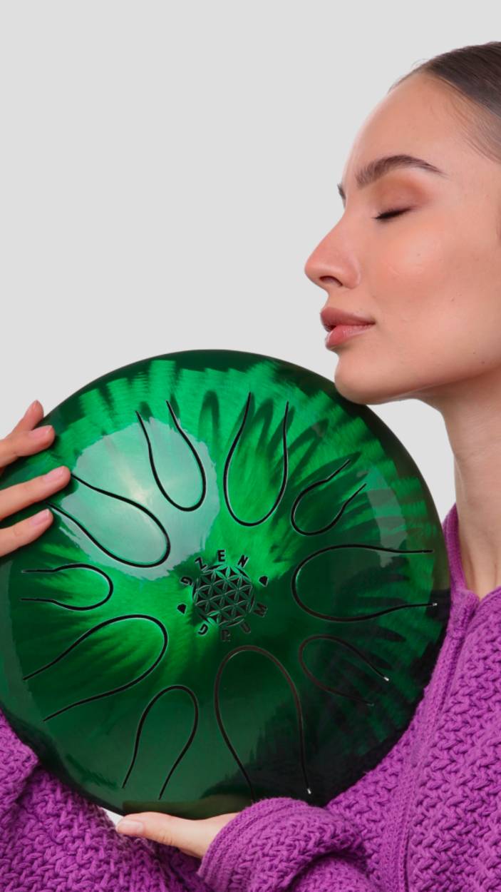 Глюкофон Dzen Drum Изумруд 10 нот