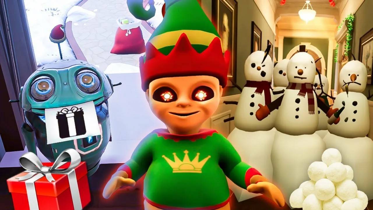 Малыш в желтом и робот-Рождественская Глава