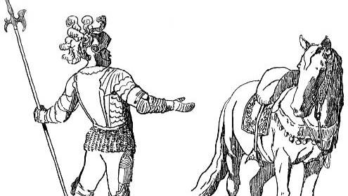 И. А. Крылов: "Рыцарь", "Тень и человек", "Крестьянин и топор".