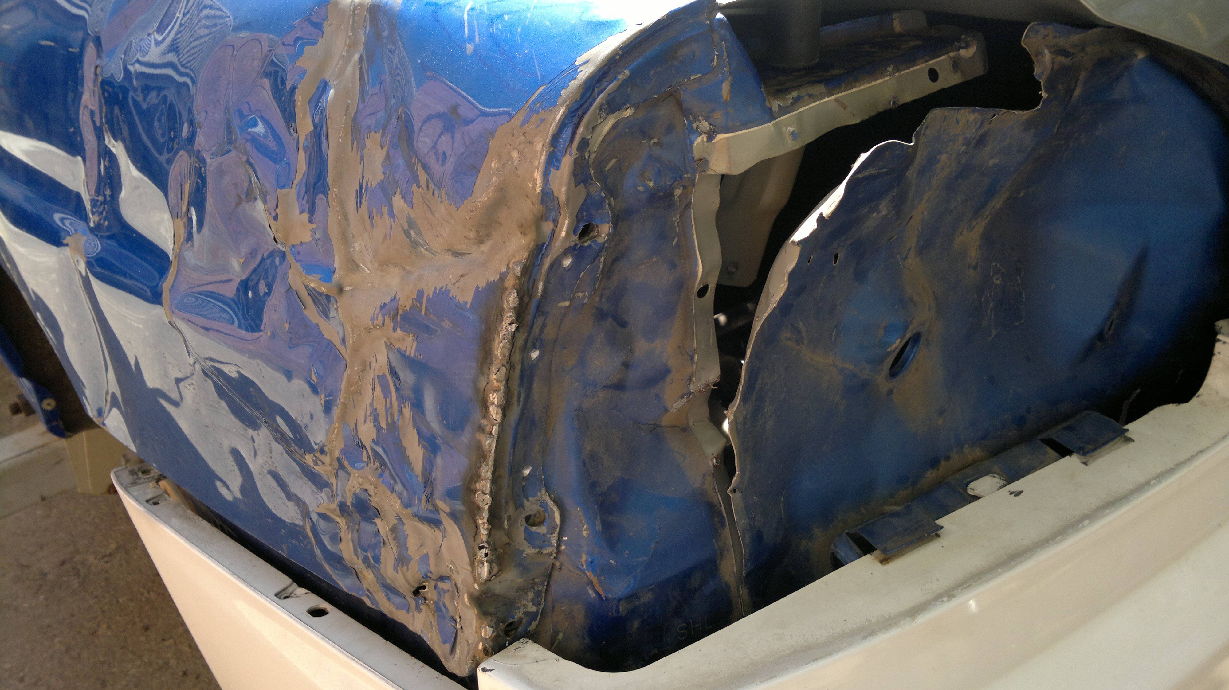 Как БЫСТРО ОТРИХТОВАТЬ сильно мятую деталь в идеал?