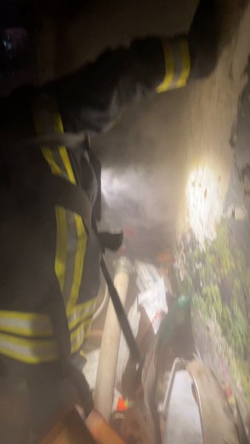 Ужас на пожаре