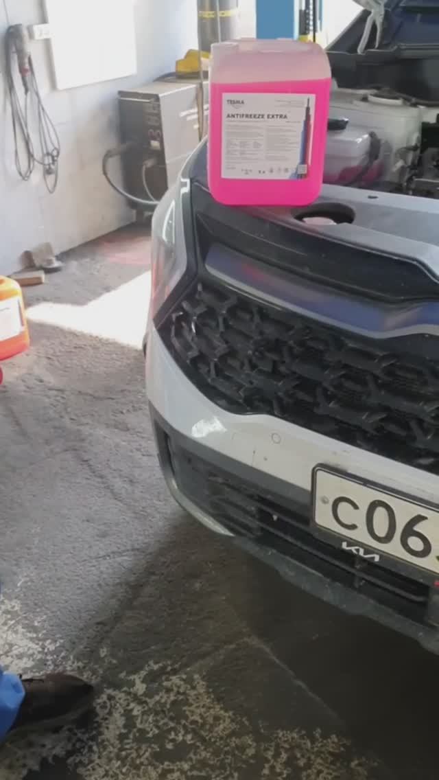 TESMA. Замена антифриза KIA SPORTAGE