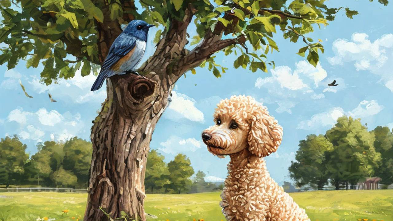 "Пудель и птичка" Ф. Лемарк