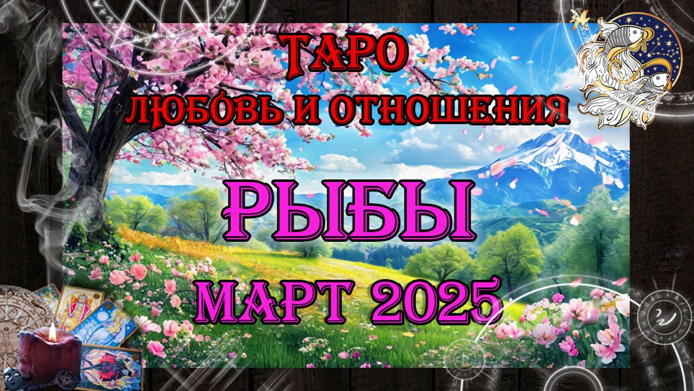 Таро-прогноз РЫБЫ ♓ | Любовь и Отношения 💖 | МАРТ 2025 год