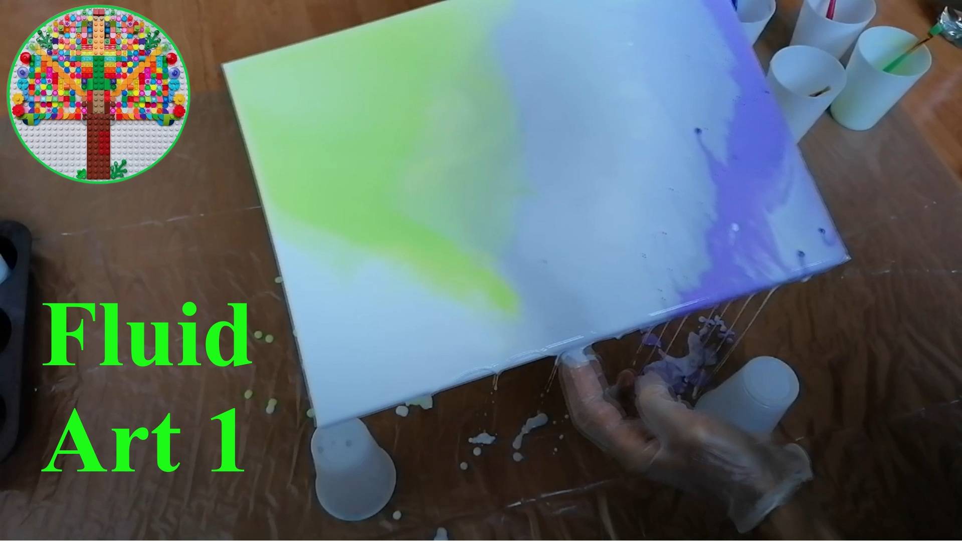 Флюид Арт 1текучее искусство Fluid Art 1