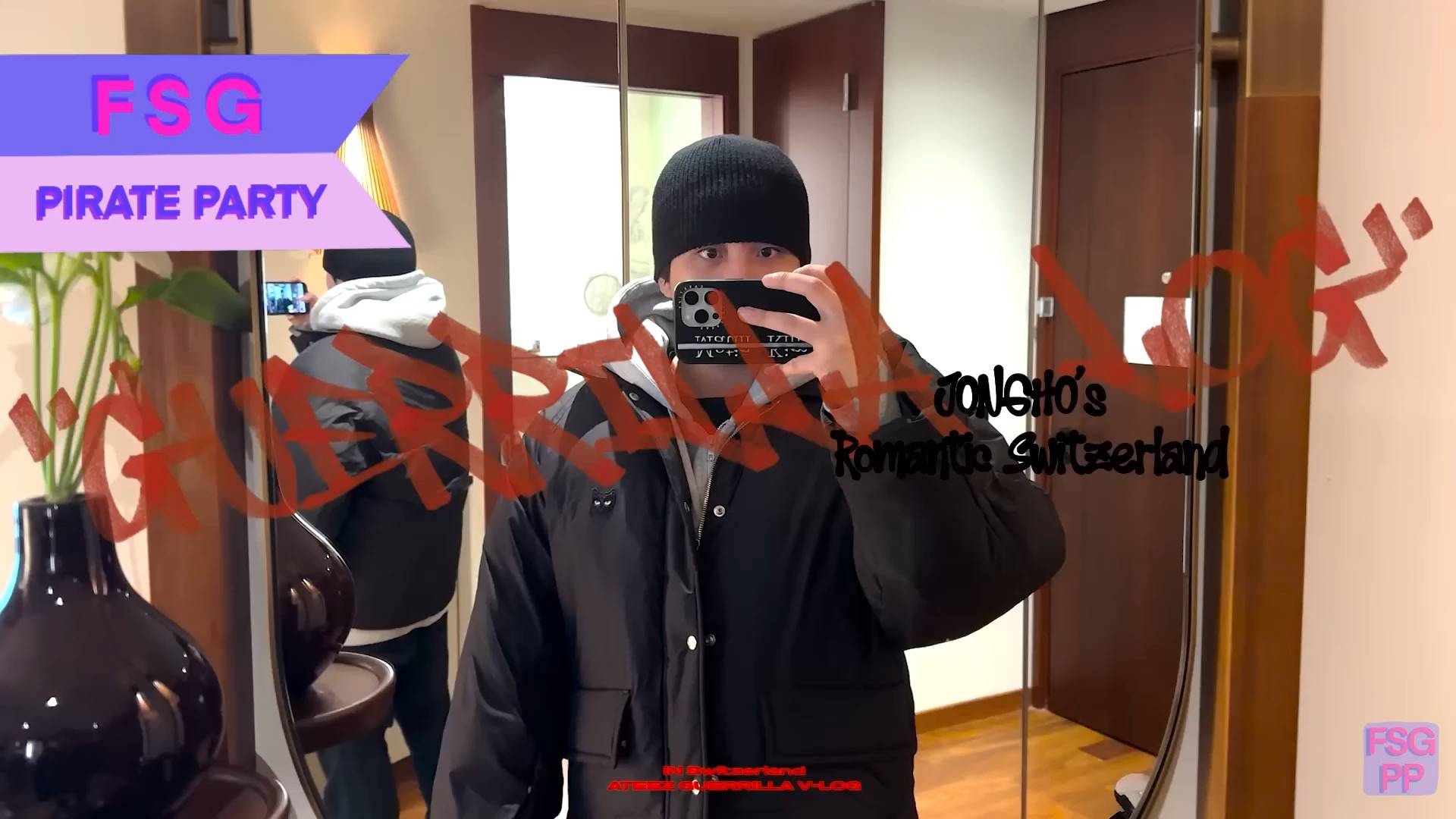 [RUS.SUB] Романтическая зима | Сноубординг в Швейцарии с Чонхо | Guerrilla Log | ATEEZ