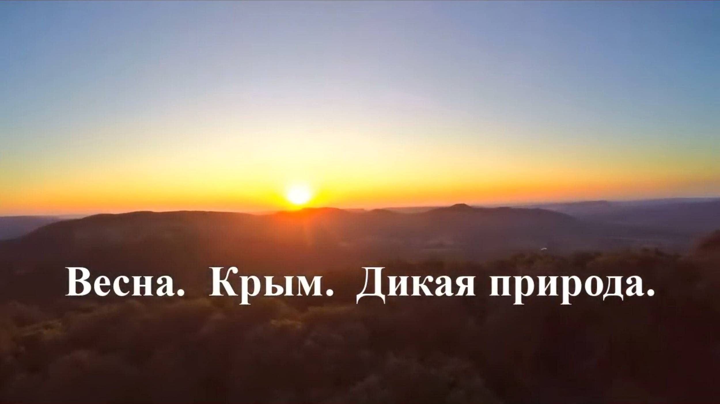 🌅 Обзор Крыма с высоты птичьего полёта. Весна, Крым.