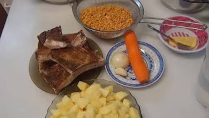 Гороховый суп. Маринкины творинки. Всем МИРА и Добра!