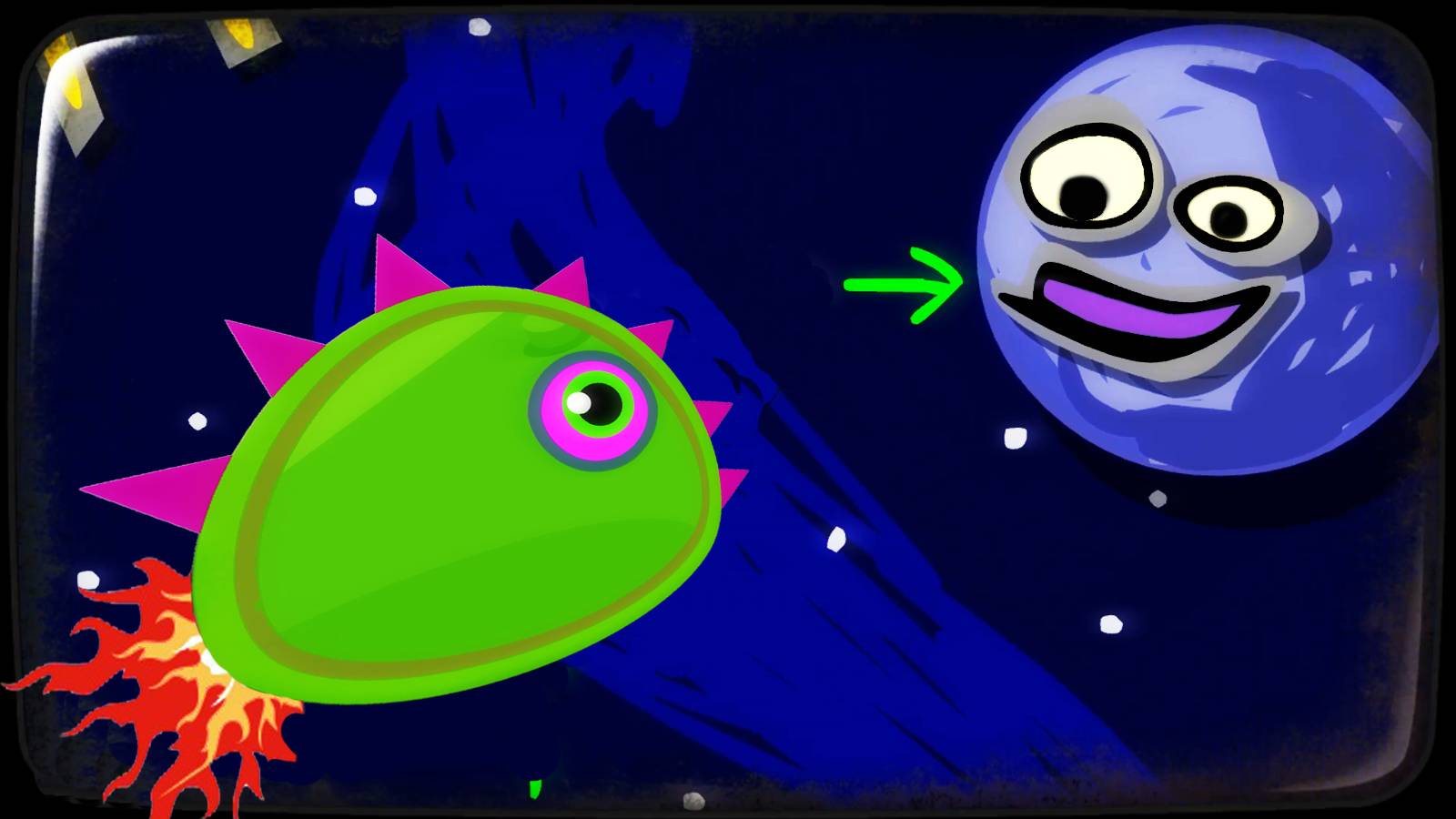 ЛИЗУН ГЛАЗАСТИК съел все вокруг игра Tales from Space Mutant Blobs Attack на канале Мистер Игрушкин