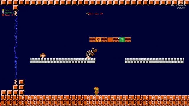 Added sound effects and an earthquake for the camera in Super Mario Game to Java