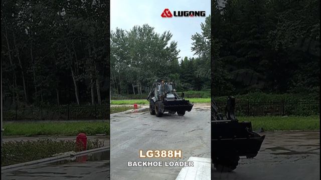 LGMA LG388H-II Версия экскаватора-погрузчика высокой конфигурации.