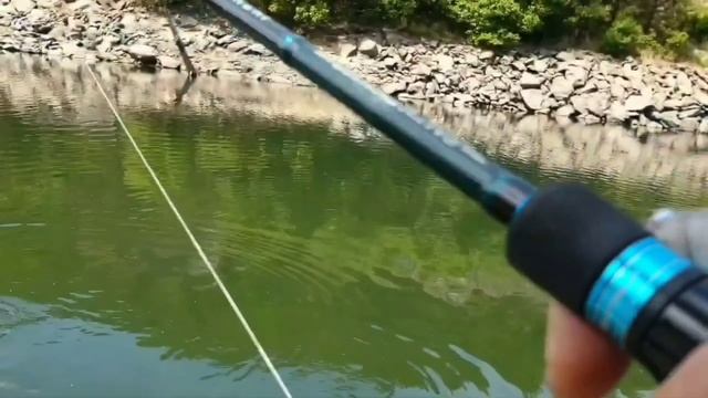 Басс . Южная Корея , горное озеро Оксан-ри