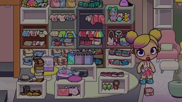 Настя просыпается и переодевается в Avatar World