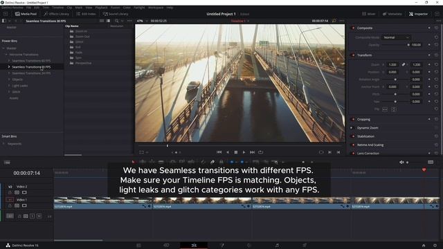 Transitions Tutorial for Resolve 16