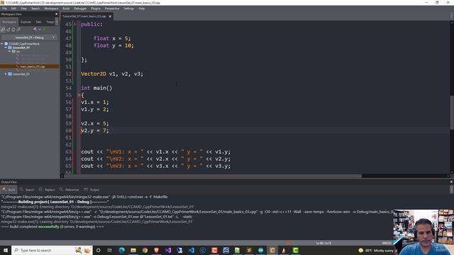 6.20. C++ Classes, Methods, Properties and Object Oriented Basics