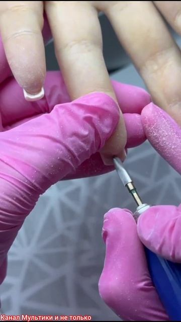 Дизайн ногтей коррекция гелем 🙂🎀