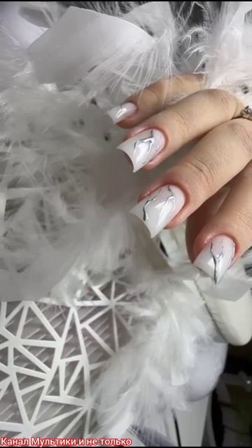 Дизайн ногтей коррекция гелем 🙂🎀