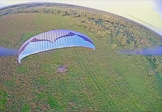 Crux 35, съёмка на курсовую камеру.