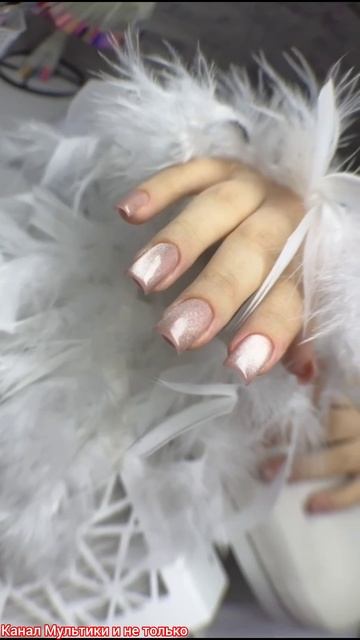 Дизайн ногтей коррекция гелем 🙂🎀