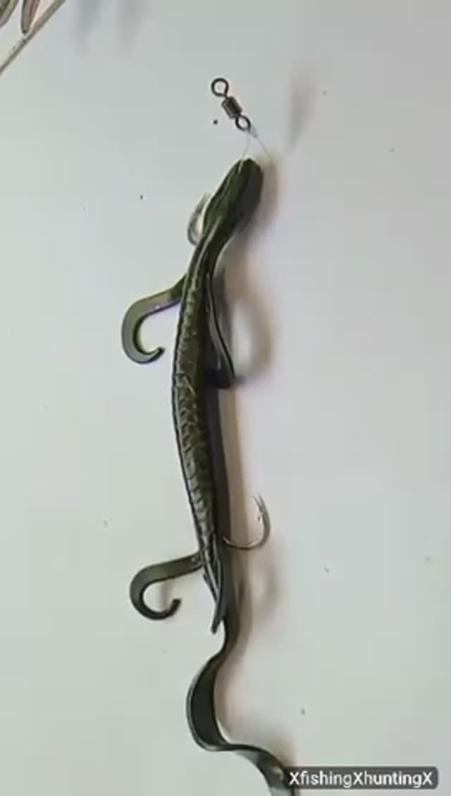 Увеличиваем уловистость длинной силиконовой приманки. Рыбалка.