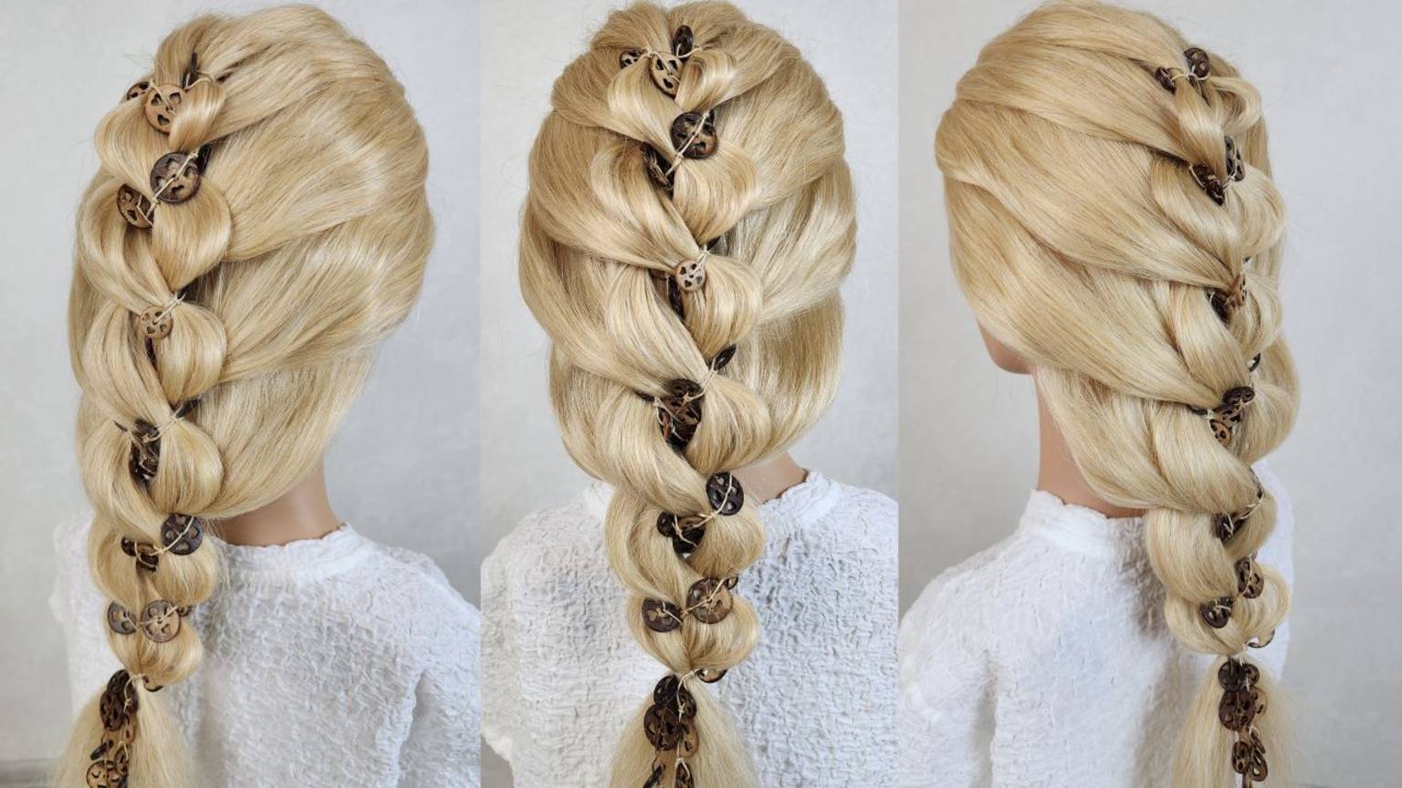 РОМАНТИЧНАЯ ЭЛЕГАНТНАЯ прическа для особого случая - свидания, театра, торжества. Супер-легко!