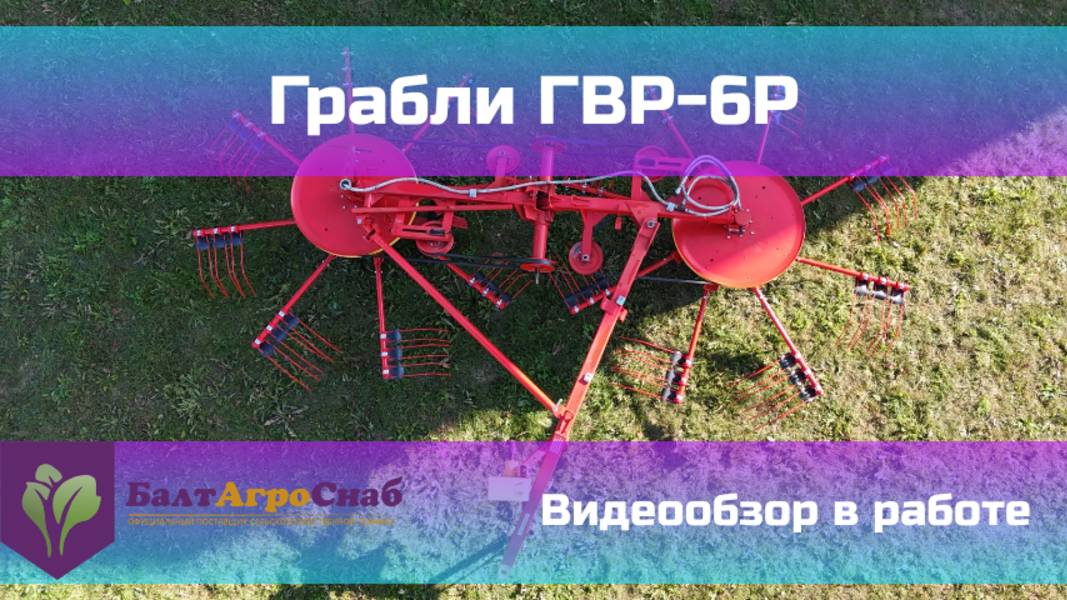 Грабли роторные ГВР-6
