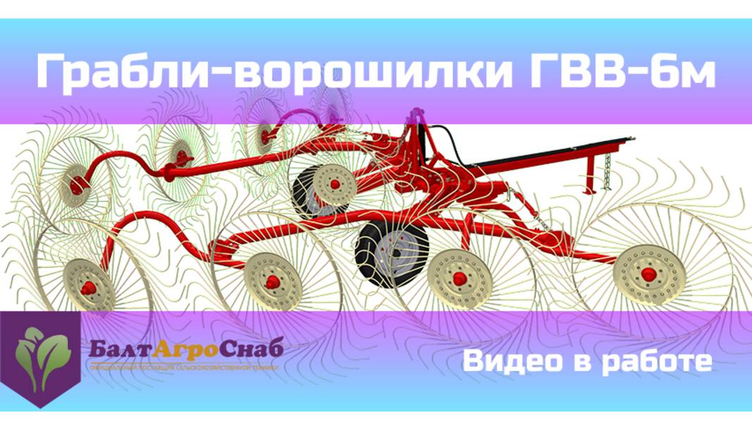 Грабли-ворошилки ГВВ-6м