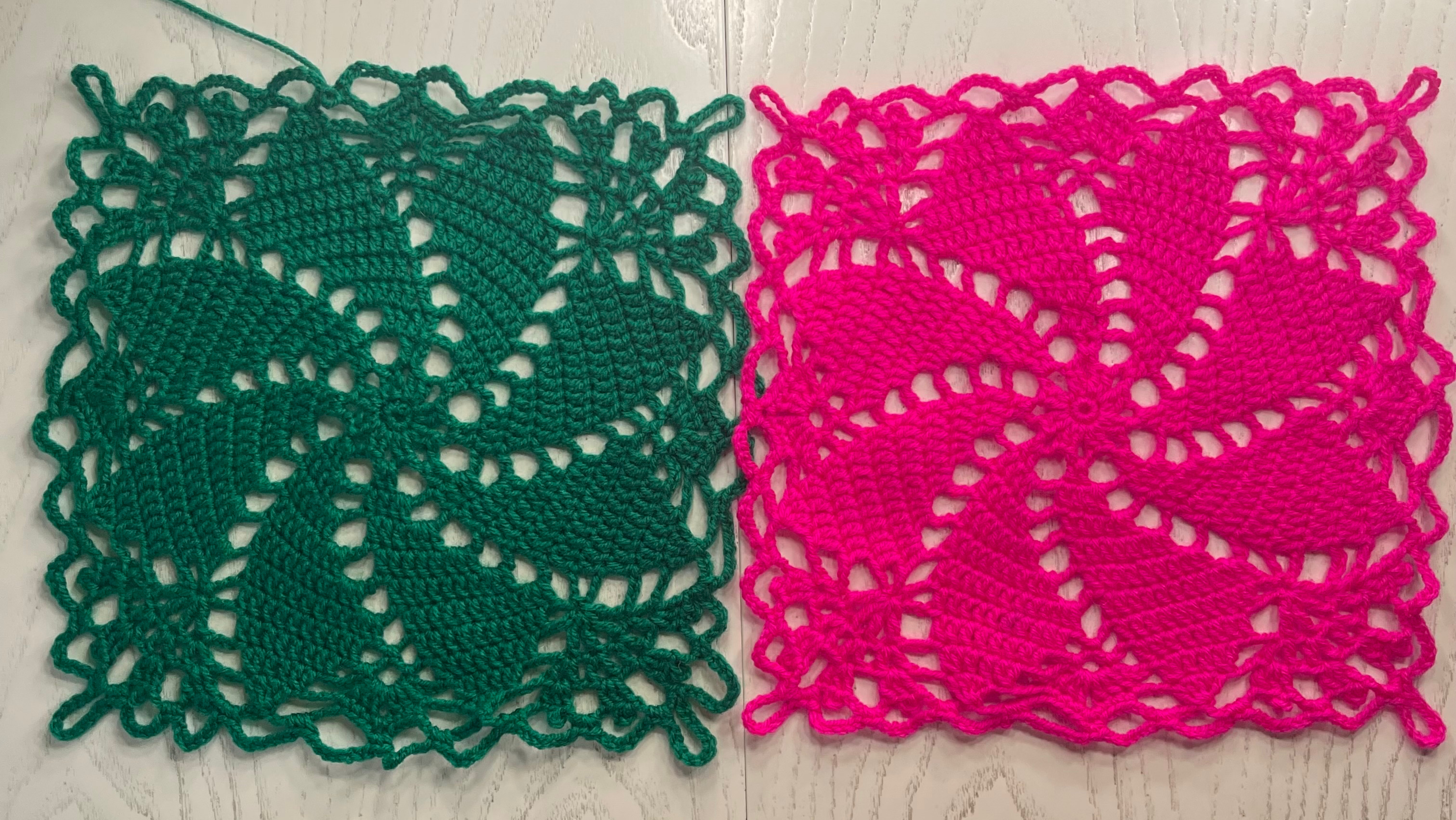 Квадратная салфетка крючком 20×20 | Ажурный квадратный мотив | Пошаговый мастер-класс