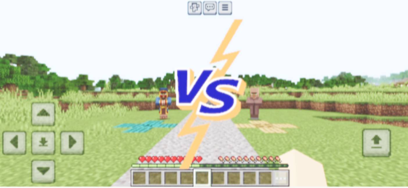 Люк жителя продавата VS люк деревенского жителя в minecraft | ДимА4 minecraft!