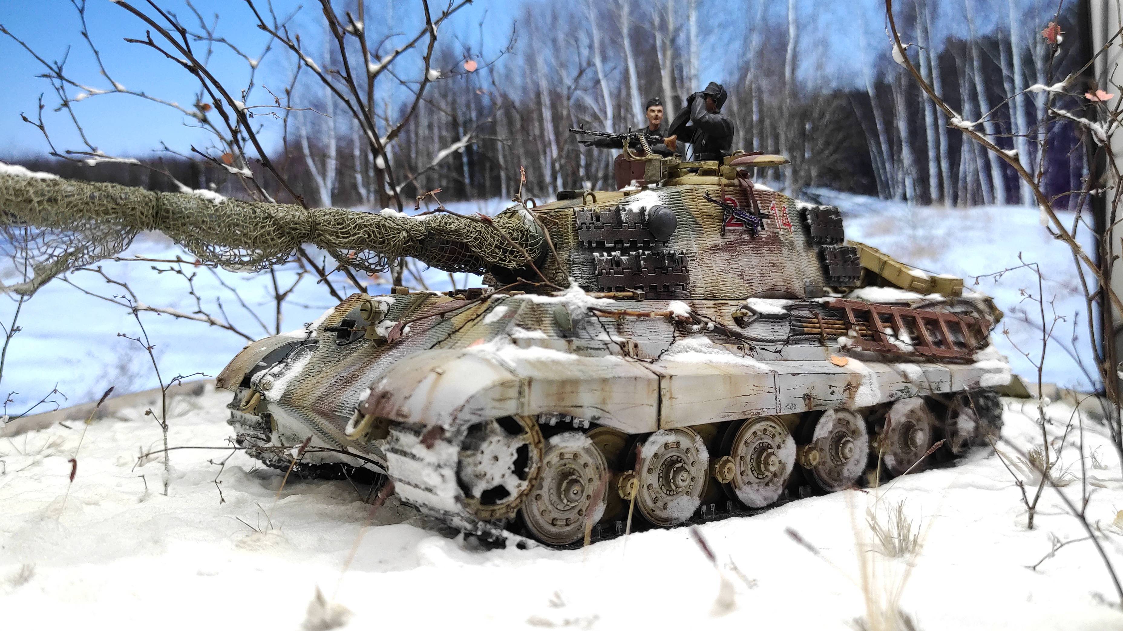 King Tiger 1/35 Зимняя диорама