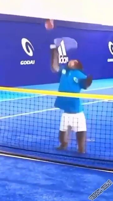 Теннисист даже не вспотел