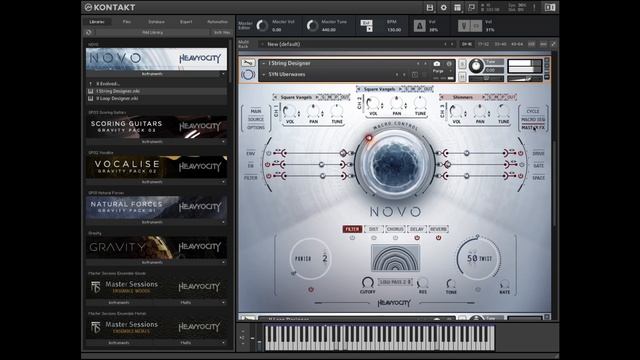 NOVO  Heavyocity  VST скрипки обзор плагина