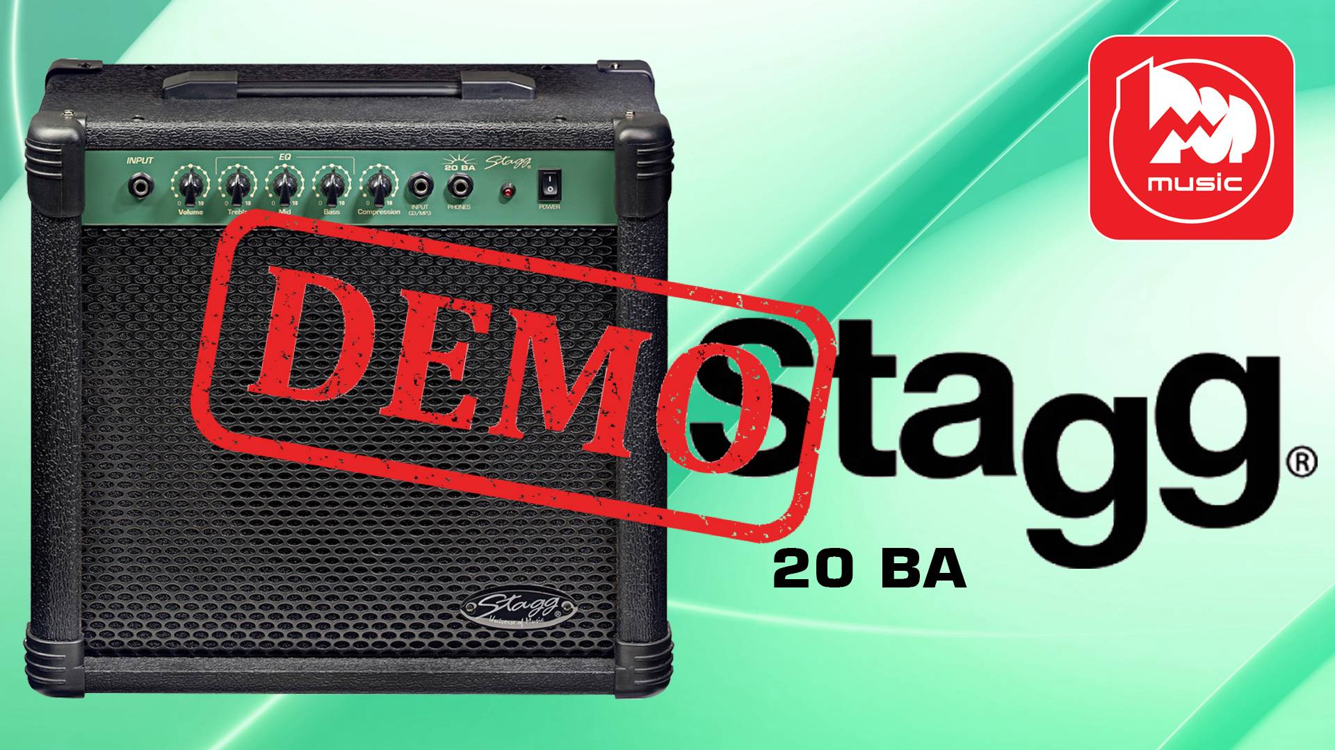 БАСОВЫЙ КОМБО STAGG 20 BA - демонстрация звучания