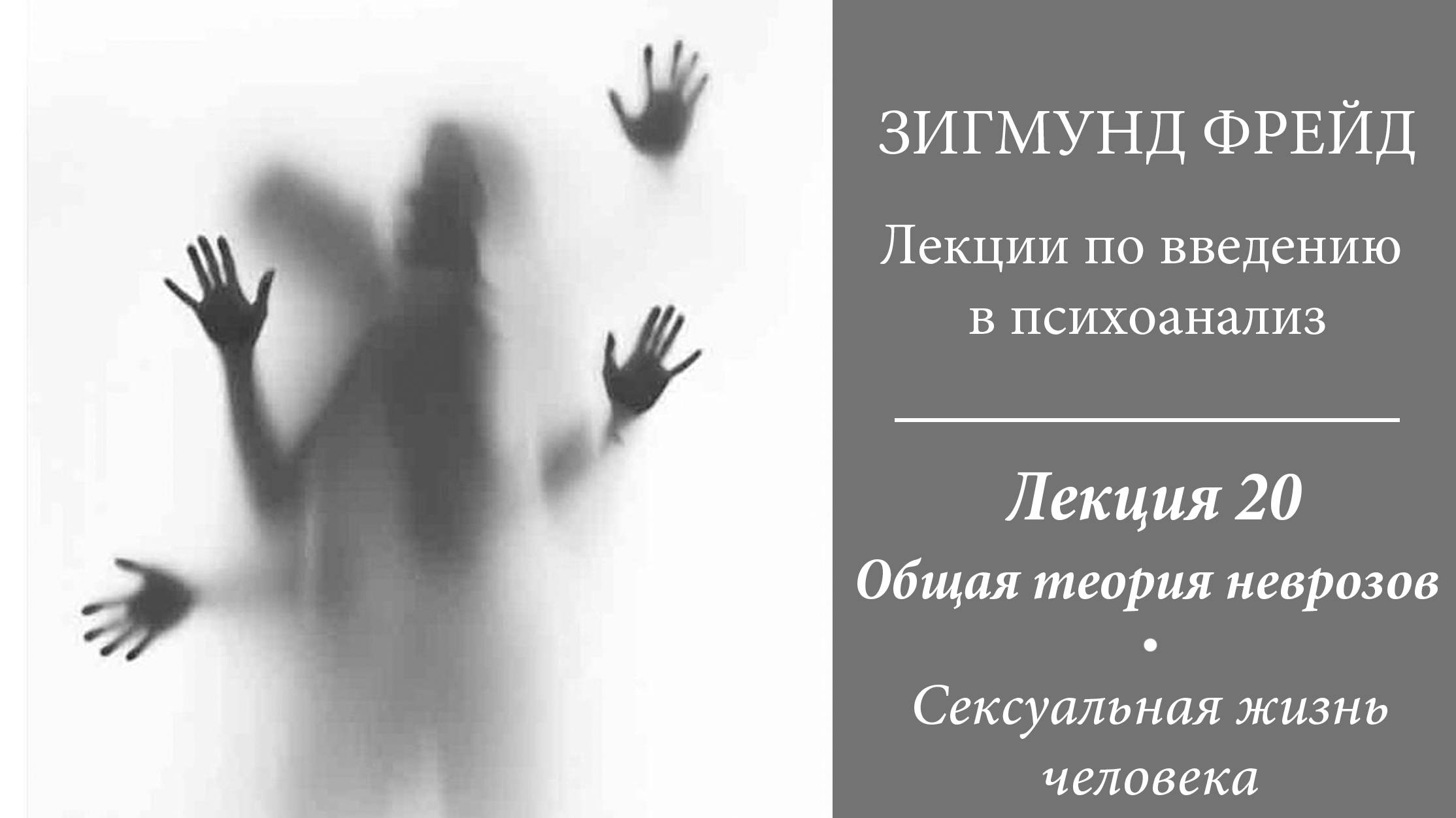 Зигмунд Фрейд, Лекции по введению в психоанализ. 20. Сексуальная жизнь человека