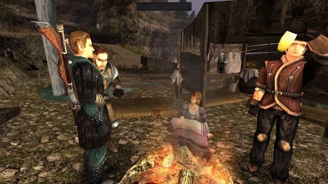 Gothic 2 Мод Хроники Миртаны:Архолос.Часть39.Волчье Логово.Беженцы.Дом.Собака.Проход в Волч.Логово.